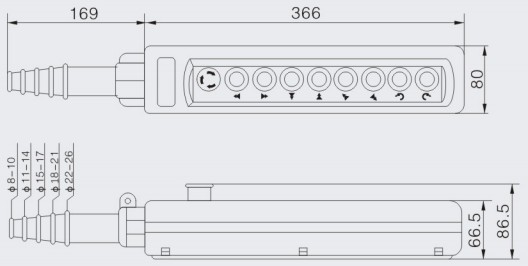 XAC-A8913 Emergency Stop Button Guard Crane Push Button Switch - Buy 500V 5A for Hoist Crane ...